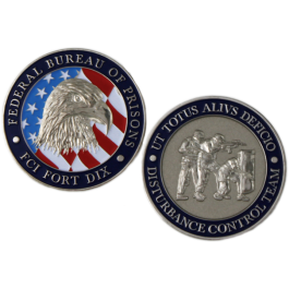 Federal Bureau of Prisons Disturbance Control Team Collector's Coin